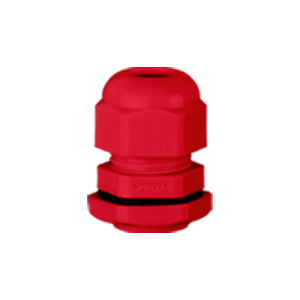 Red cable gland in plastic SCG, Ø from 3 to Ø 32 | EASI-Spare