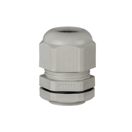 Grey cable gland in pastic SCG, Ø from 3 to Ø 32 | EASI-Spare