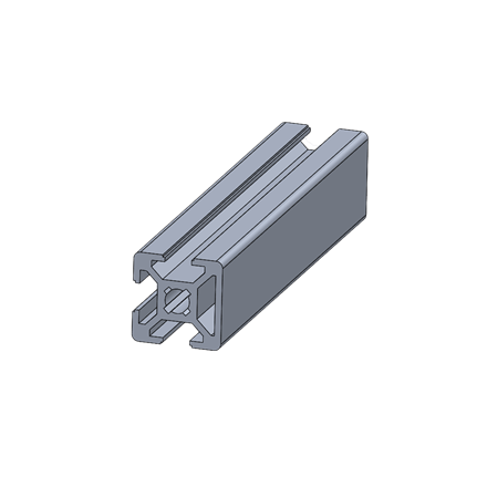 Aluminium profile 20x20 3 slots | EASI-Spare